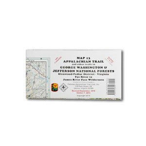 AT Map 13: GWNF & JNF - South Section — Walkabout Outfitter